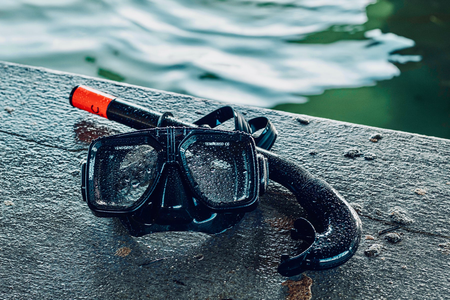 USCG Rescue Swimmer Dive Mask and Snorkel Combo - ATACLETE